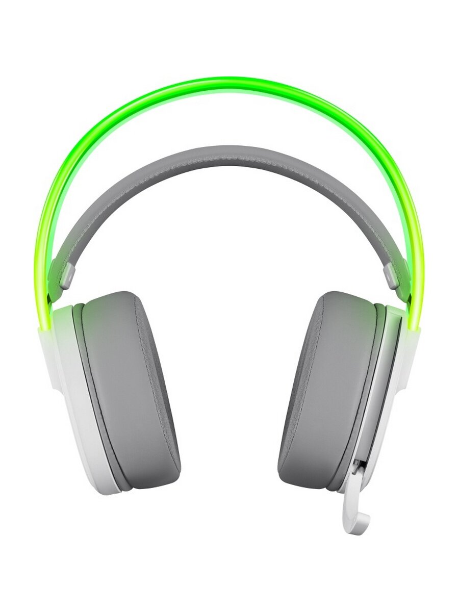 Гарнитура беспроводная DEFENDER Tsunami white (микрофон, Bluetooth/2.4G, Type-C) (64695)