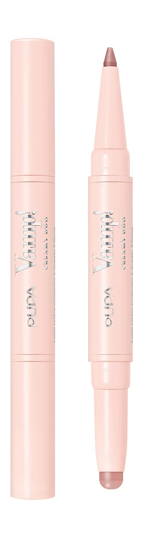 Pupa Vamp! Creamy Duo Lip Pencil and Lipstick Двусторонняя помада-карандаш для губ 2-в-1, 16 Warm Rose