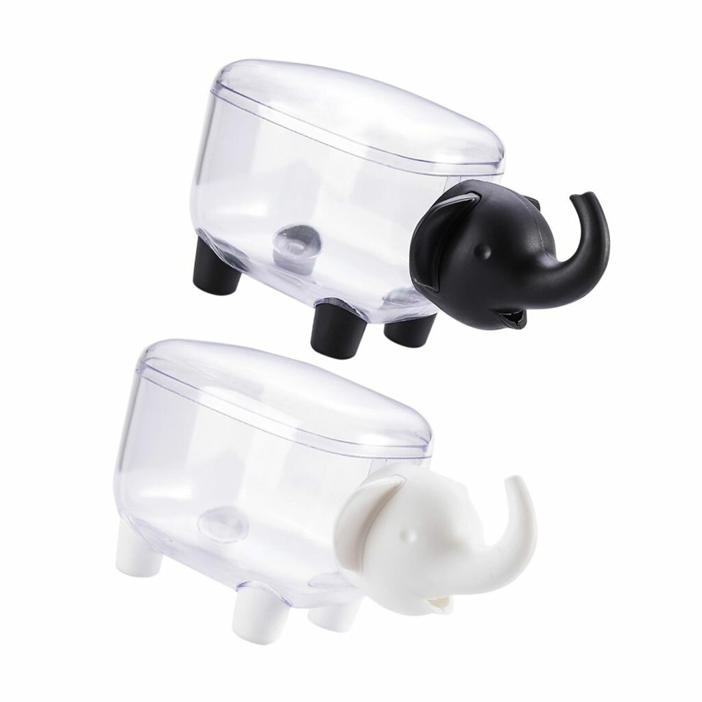 Коробка для хранения, (упаковка из 2 штук) прозрачная визуальная коробка для ватных тампонов