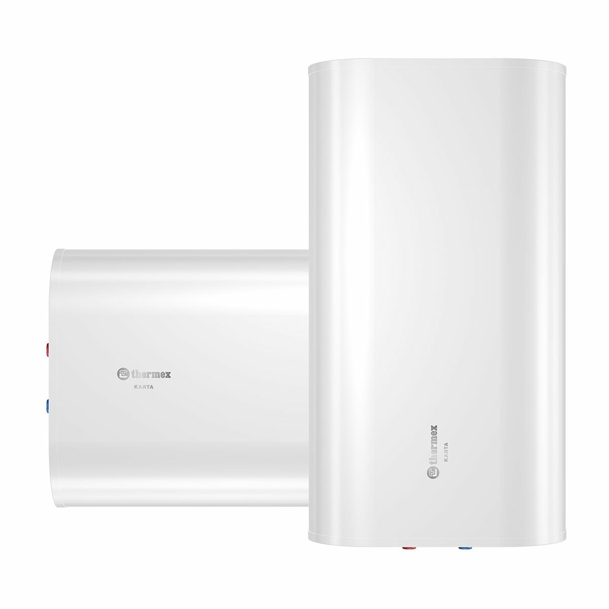 Водонагреватель Thermex (Термекс) Karta 50 плоский накопительный бойлер 50 литров 2кВт биостеклофарфор