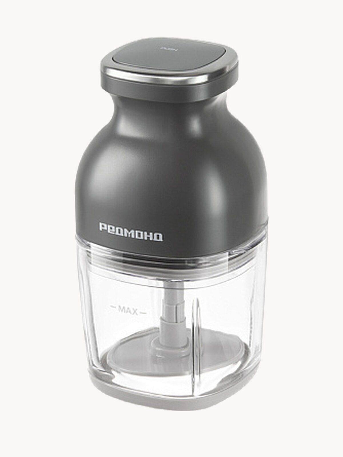 Измельчитель кухонный беспроводной редмонд CR2700, мелкая и крупная терка, насадка для соусов, стеклянная чаша, 300 Вт