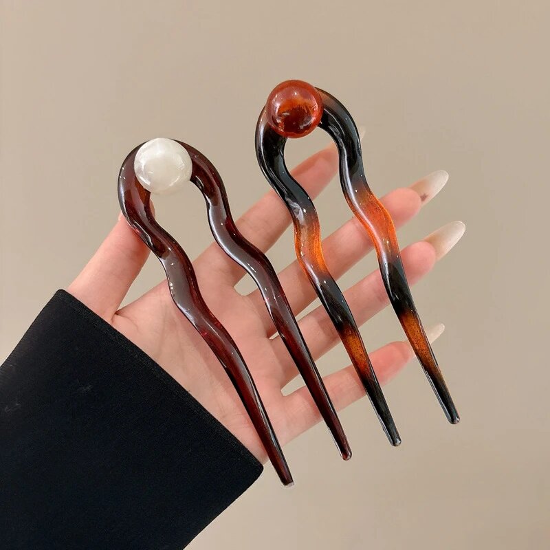 Заколки для волос в китайском стиле, 2 шт, цвет 2Pcs D