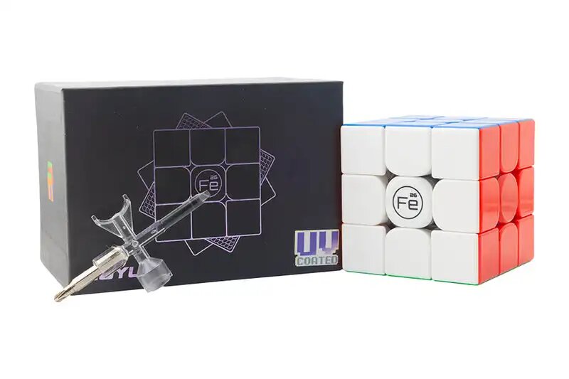 MoYu WeiLong Ferrocore 3x3, WRM V10 UV, магнитный кубик-рубик