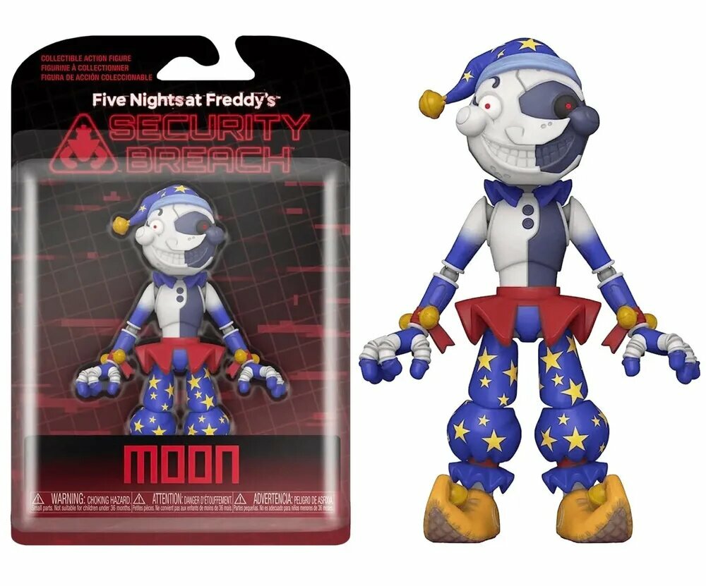 Коллекционная фигурка аниматроник Moon фнаф из серии Five Nights at Freddy's