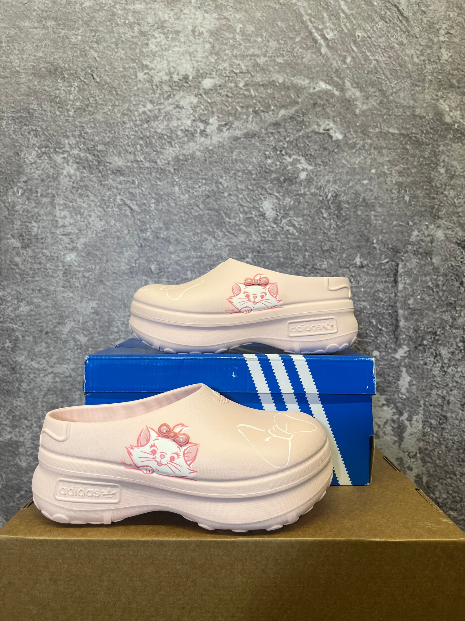 Сабо ADIDAS ORIGINALS STAN SMITH MULE CLEAR PINK
