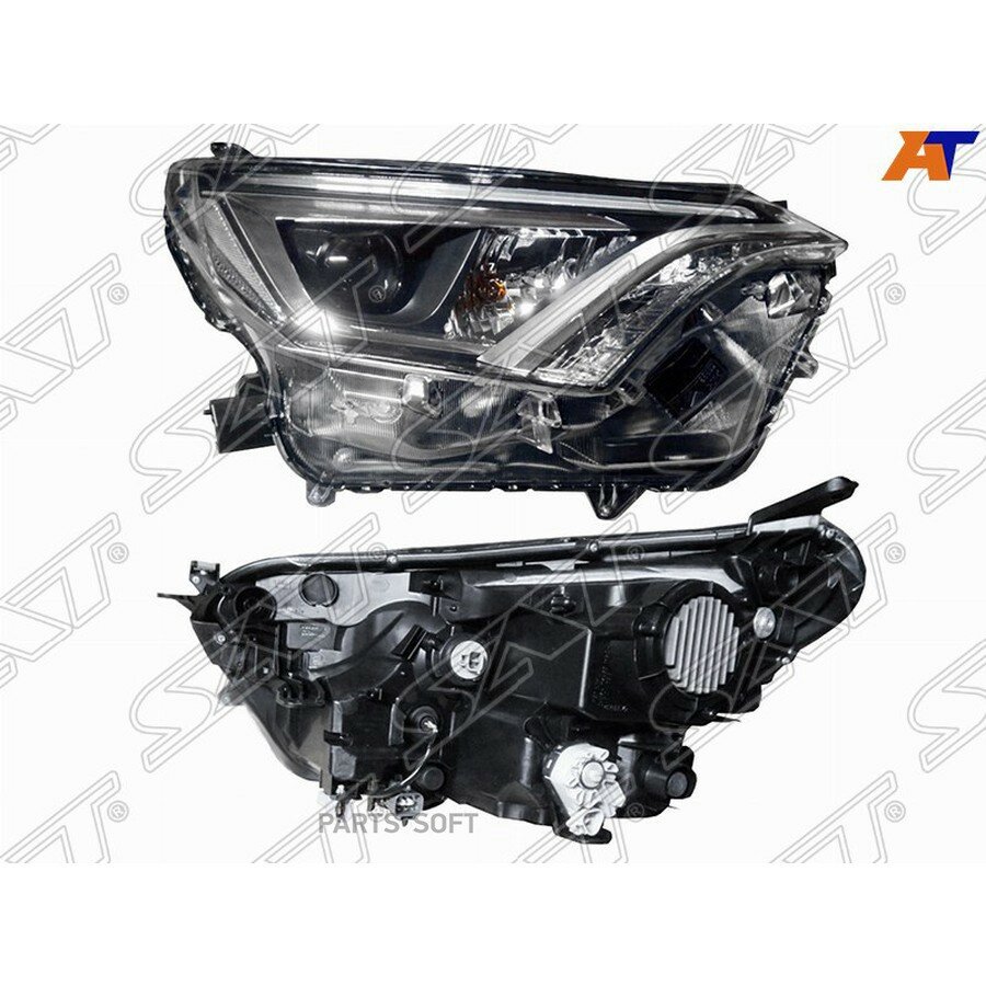 Фара Toyota RAV4 (XA40) 15-19 (Справа/ LED/ С электрокорректором) от официального дистрибьютора, SAT, артикул ST21211RVR