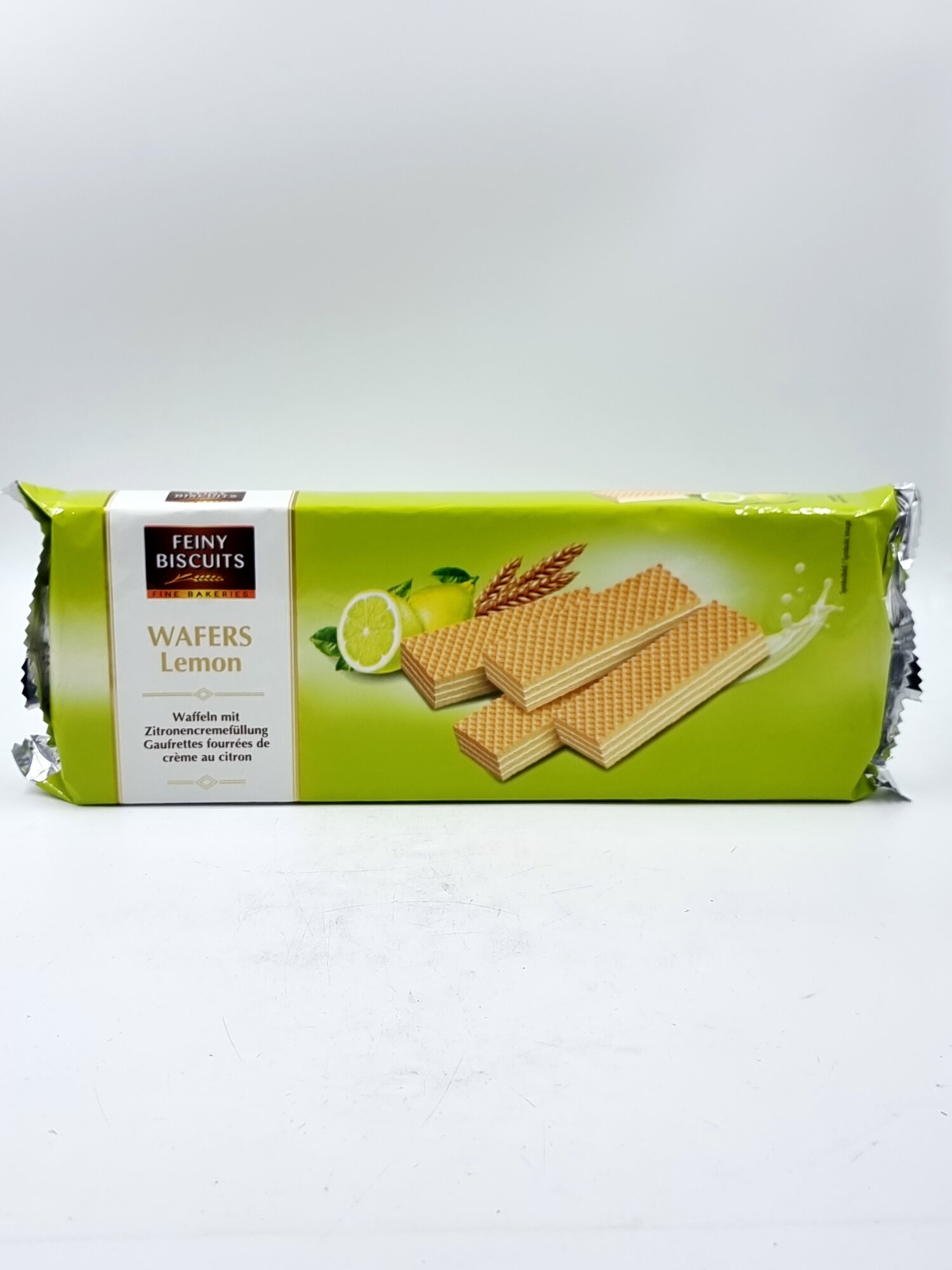 Вафли Feiny Biscuits с лимонной начинкой 250г (Австрия)