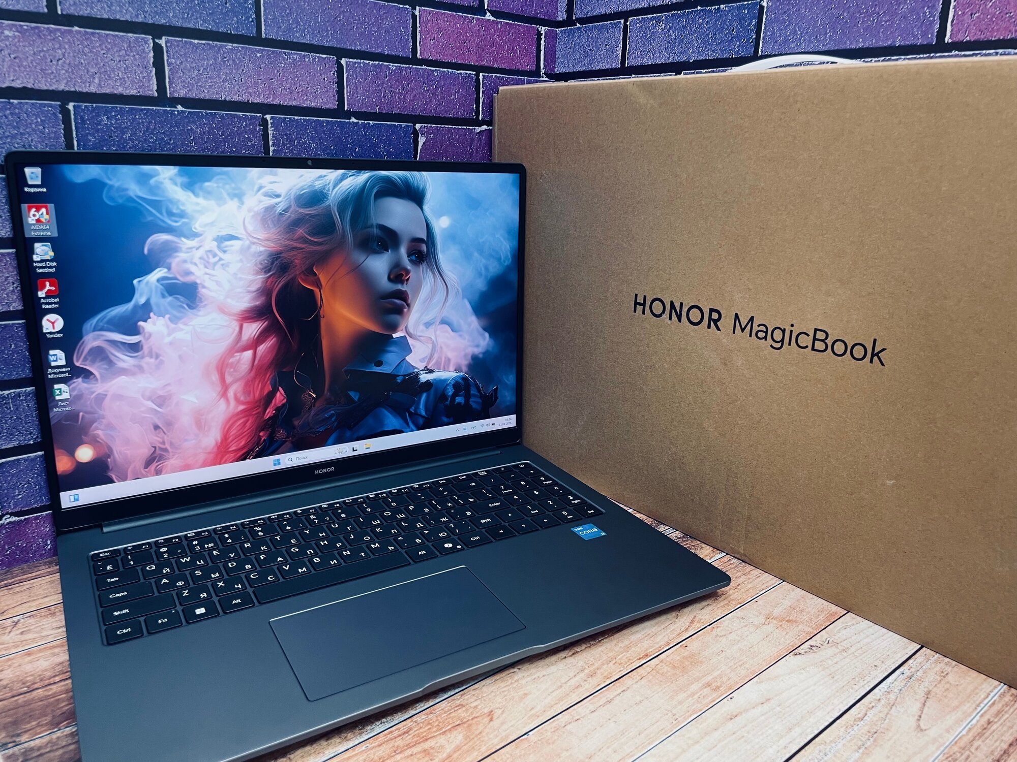 Ноутбук Honor MagicBook X16 BRG-385 16"/Intel Core i3 1315U/Intel UHD Graphics/8ГБ RAM/512ГБ SSD/ Windows 11