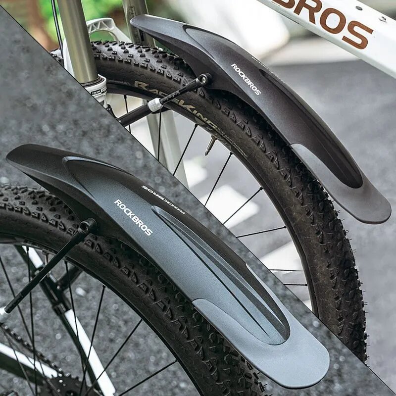 Велосипедные крылья, комплекты передних и задних крыльев, расширенные и прочные, длина и угол свободно регулируются, подходят для горных велосипедов диаметром 26 29 дюймов.