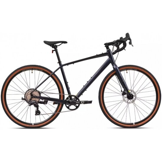 Шоссейный велосипед Rush Hour 29" 700C 10ск GS 395 DISC AL черный рама 520 мм В