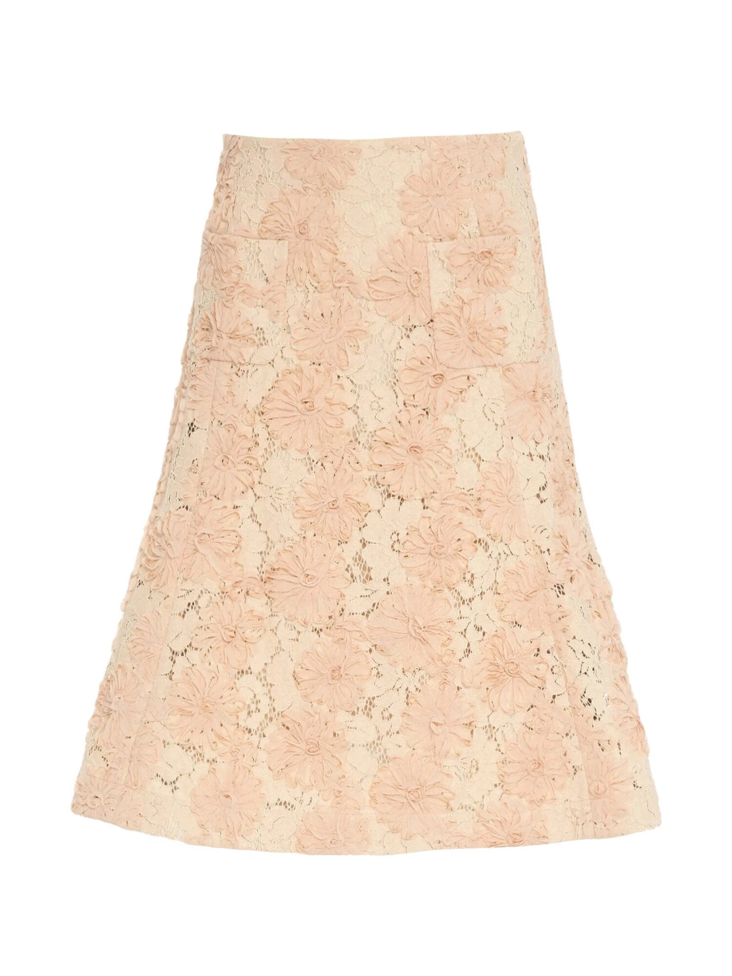 Юбка Floral lace midi skirt