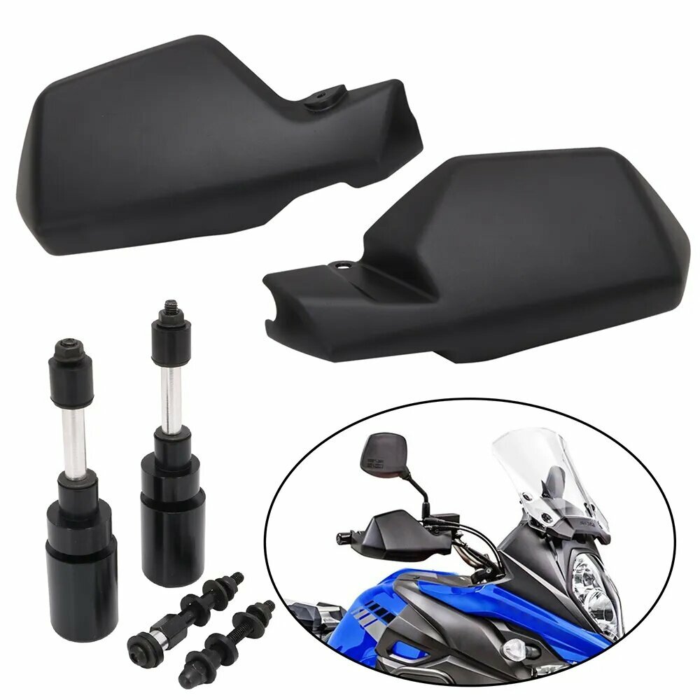 Защита рук (крабы) для Suzuki DL650 V-STROM 2014-2019. Из ПП пластика, с креплениями в комплекте