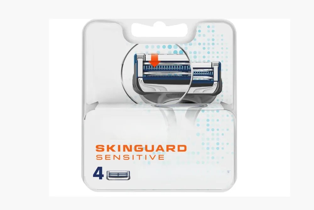 Сменные кассеты Skinguard Sensitive, 4 шт.