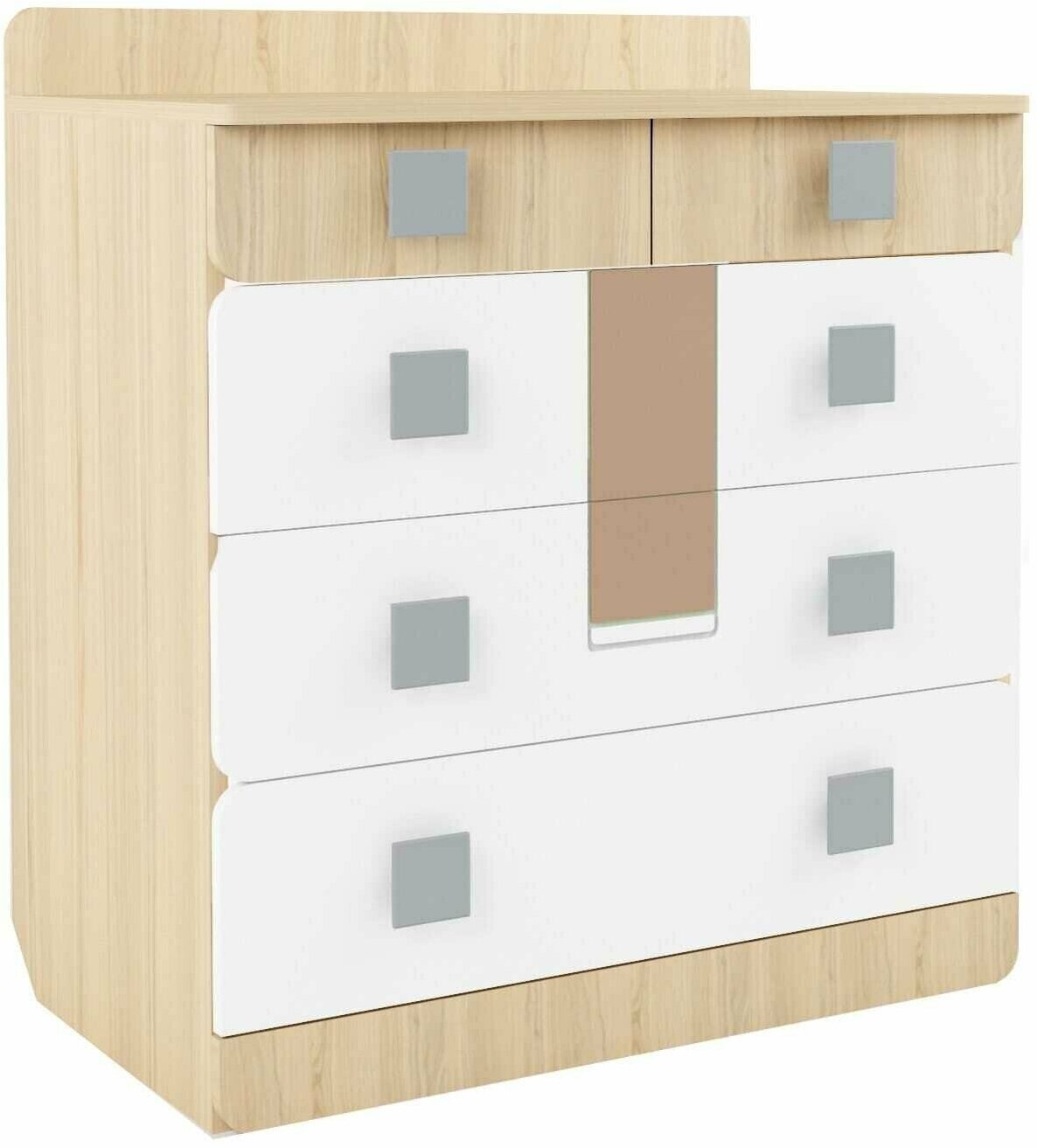 Комод Стиль 9.1 (кофе с молоком) (Аквилон)