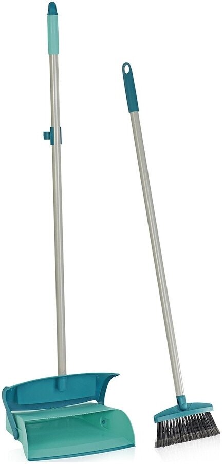 Набор для уборки Leifheit щетка с контейнером д/мусора, 110см 41405