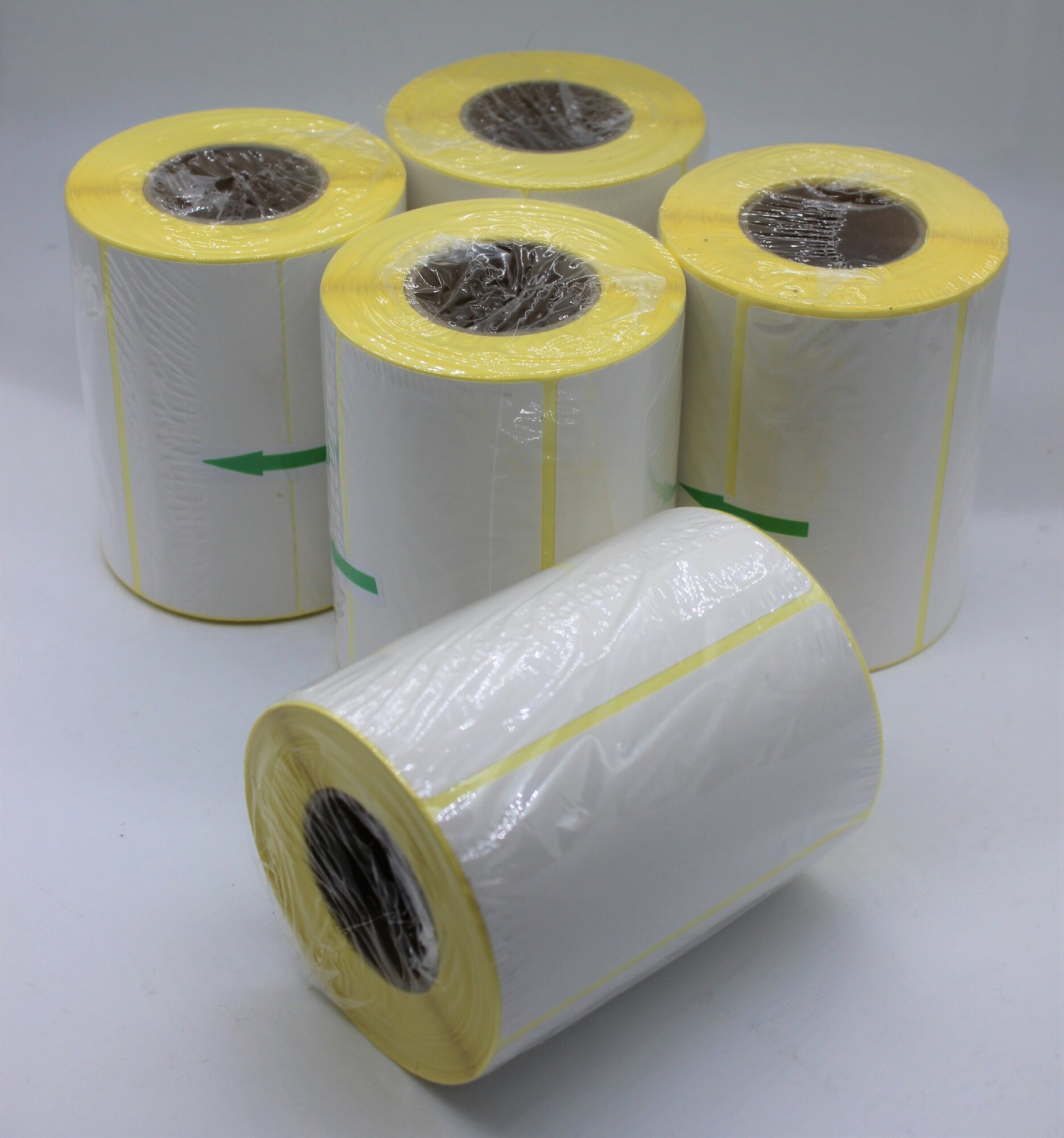 Термоэтикетки 100х50 500шт ЭКО/ самоклеящиеся этикетки (5 шт.)