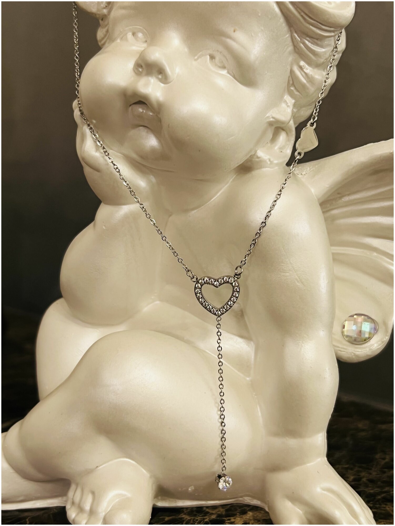 Колье, фианит