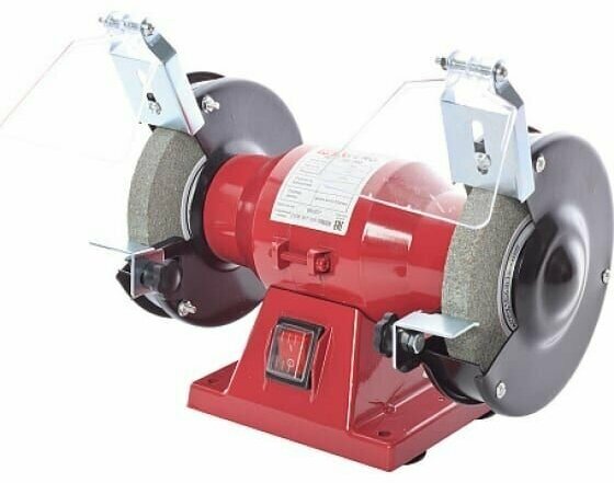 Точило RedVerg RD-BG150-250 (250Вт, 2круга 150х16х12.7/32мм, 2840об/мин) 5.7кг