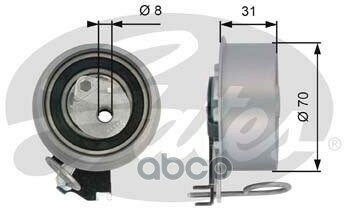 Ролик натяжителя ремня ГРМ Gates арт. T43135