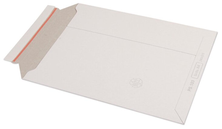 Пакет картон белый стрип А4 UltraPac 240х315 390 гр/м2 5шт PS.103 UltraPack 1591284