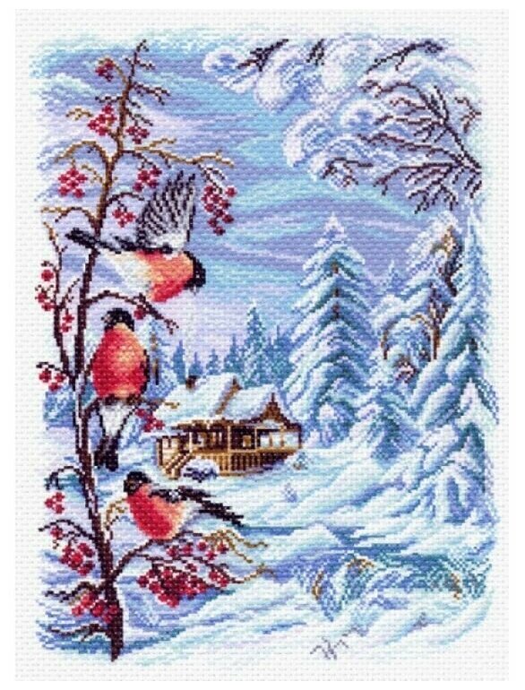 Рисунок на канве Матренин Посад "Русская зима", 37x49 см