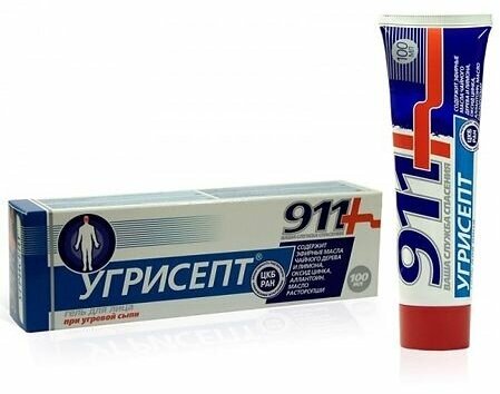 911 угрисепт гель д/лица 100мл