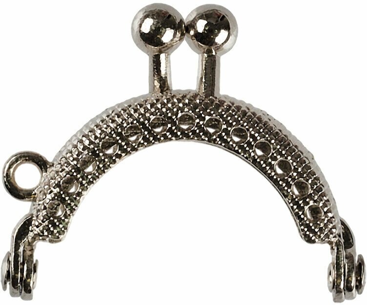 Gamma FER-18 Застежка для сумки "фермуар" 4 x 3.5 см 5х1 шт. №01 под серебро