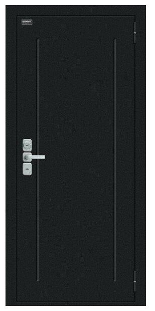 Входные дверь bravo l Глори Букле черное/Cappuccino Veralinga BRAVO