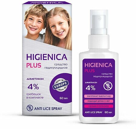 Хигиеника плюс Ср-во Педикуляционное 60мл #