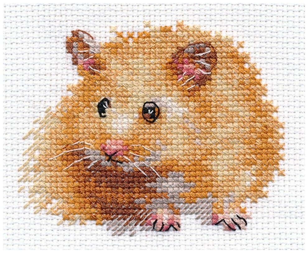 Набор для вышивания Алиса #0-174 Хомяк, Счетный крест, 9 x 7 см