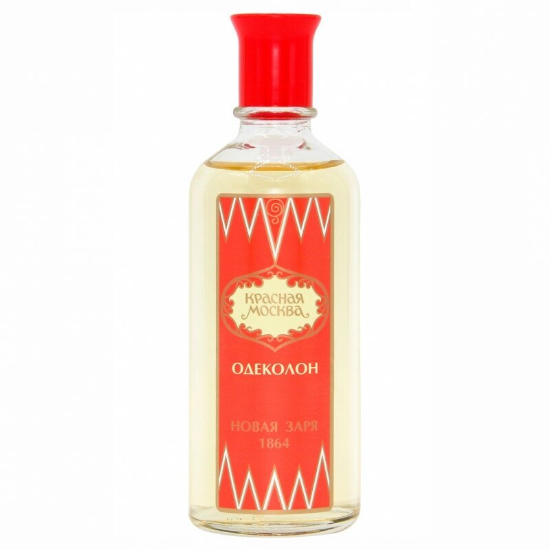 Новая Заря одеколон Красная Москва без коробки, 100 мл