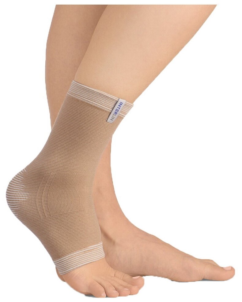 Бандаж на голеностопный сустав РК F01, Бежевый XL