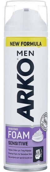 Пена для бритья Arko Men Sensitive для чувствительной кожи, 200 мл