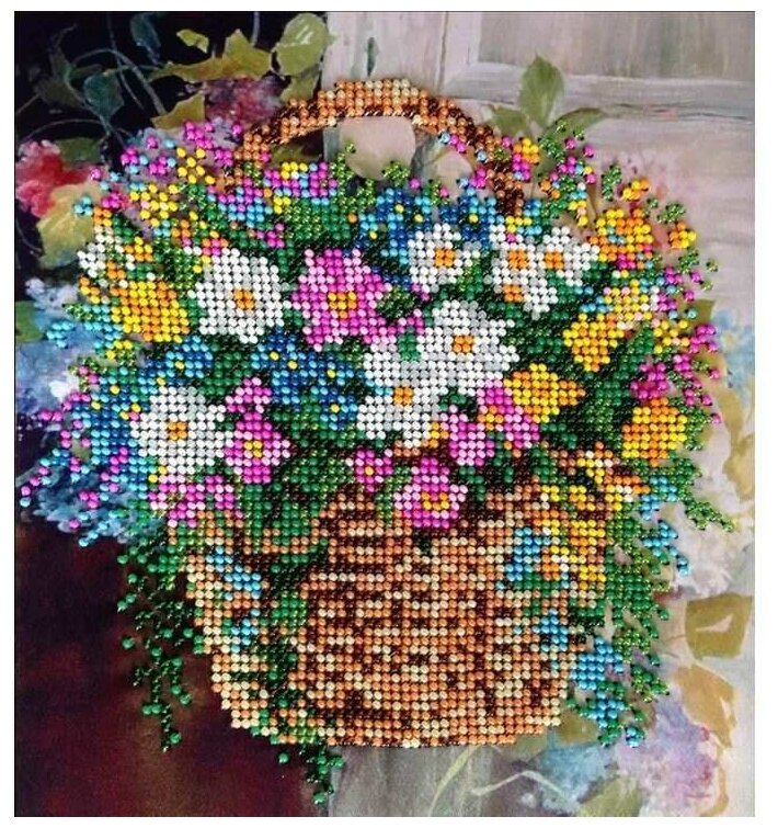 Набор для вышивания бисером FeDi "Полевые цветы"