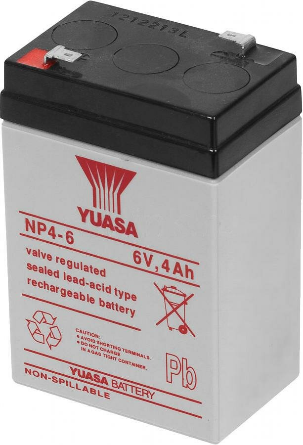 Yuasa NP4-6 6V/4Ah — отзывы покупателей