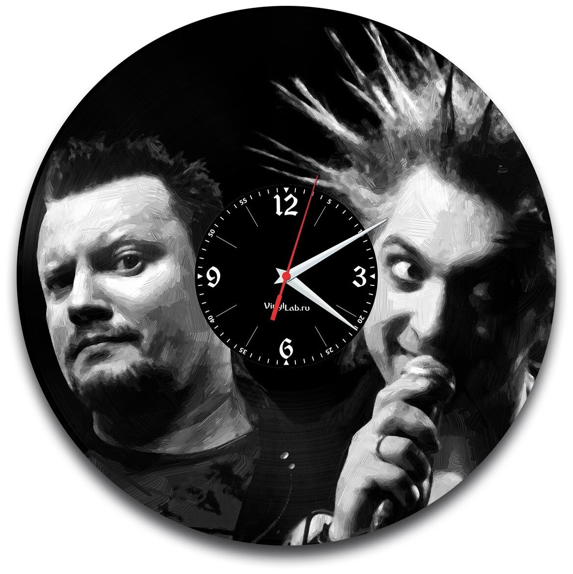 Часы из виниловой пластинки (c) VinylLab КиШ