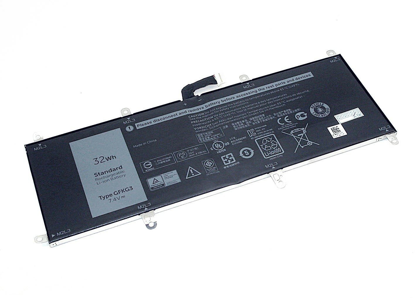 Аккумулятор для Dell WH96V 7.4V 4220mAh (8-pin)