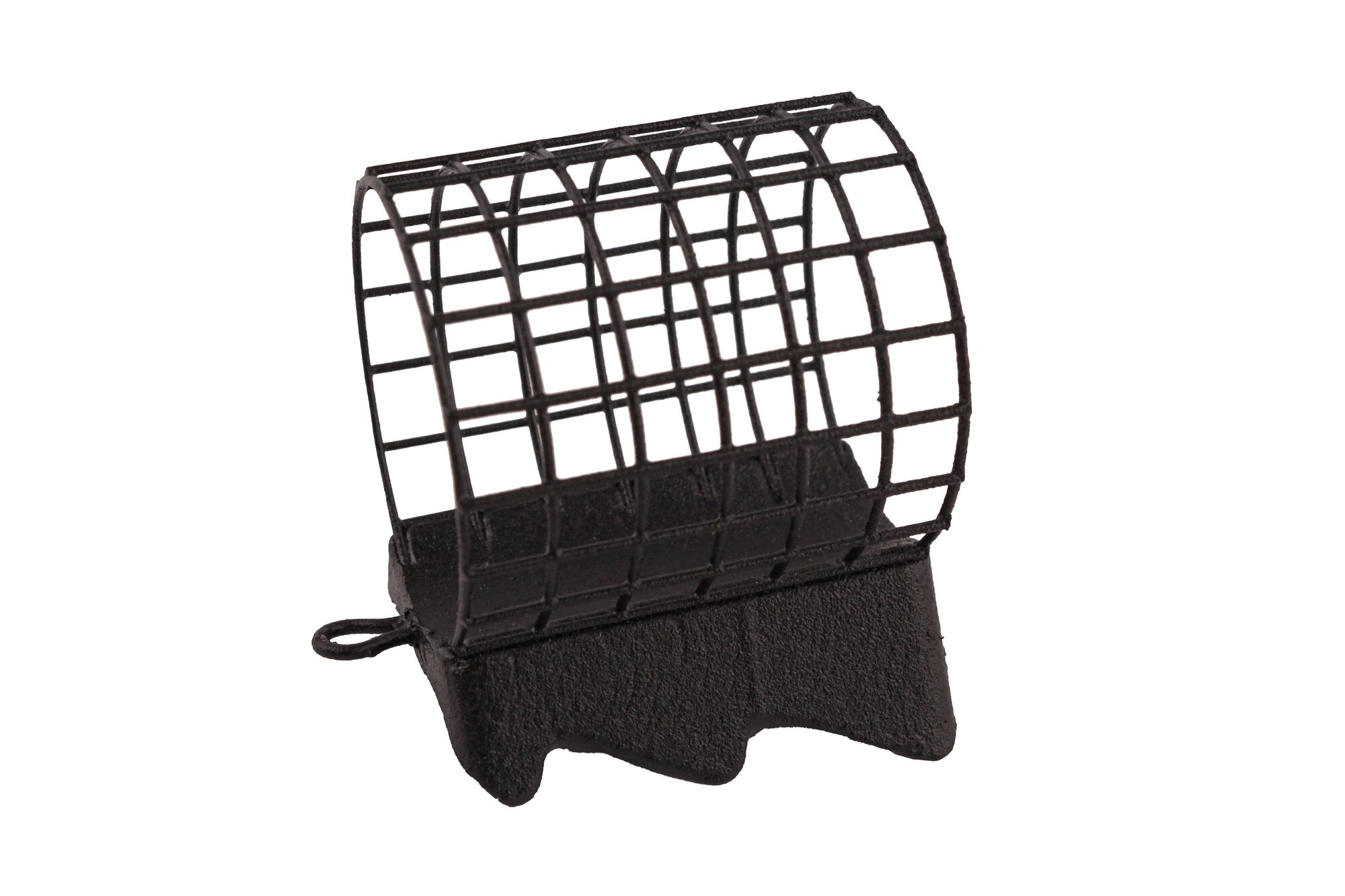 X-Feeder ME Alligator middle 90гр матовая черная кормушка с сеткой для донной рыбалки