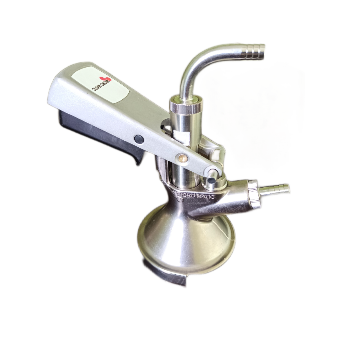Заборная раздаточная головка для кег на фитинг тип А Micro Matic с угловым штуцером New