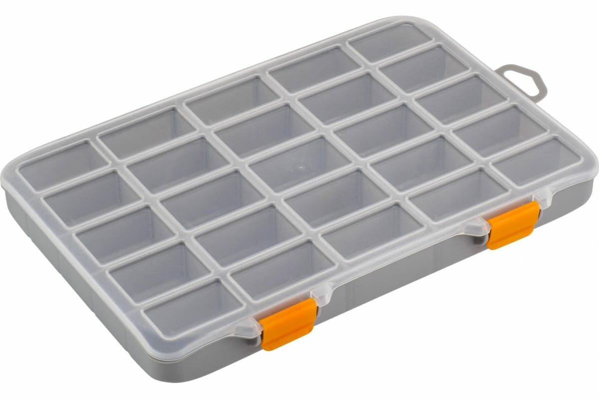 Blocker expert Органайзер для мелочей 29,3x20,7x3,2 см серо-свинцовый/оранжевый 33741