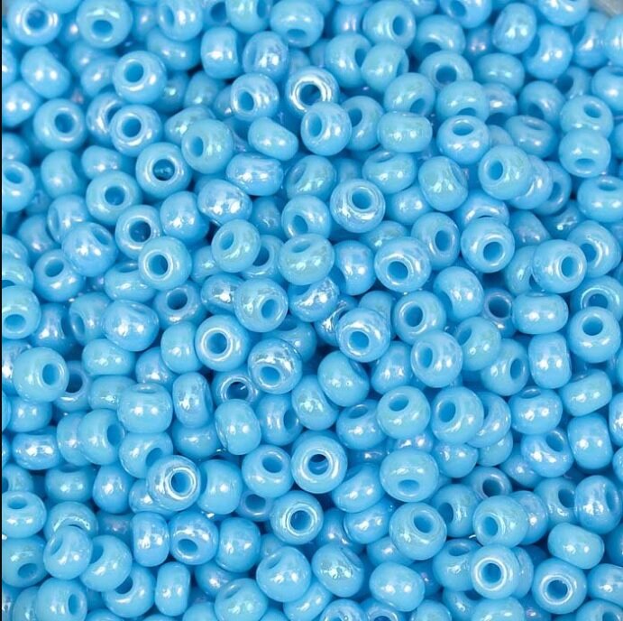 Бисер Gamma 1, Чехия A080 (64020 голубой меланжевый 10/0, 5 гр,1 шт.