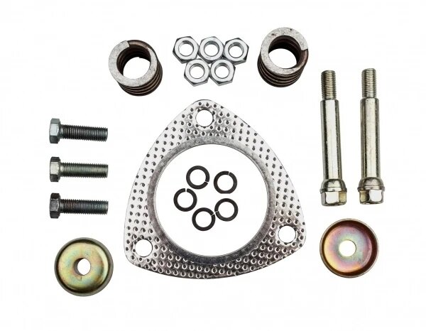 Комплект соединения нейтрализатора с глушителем для а/м УАЗ инжект. "MetalPart"