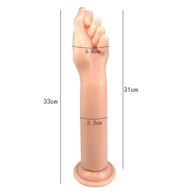 Рука на присоске Huge dildo 31 см
