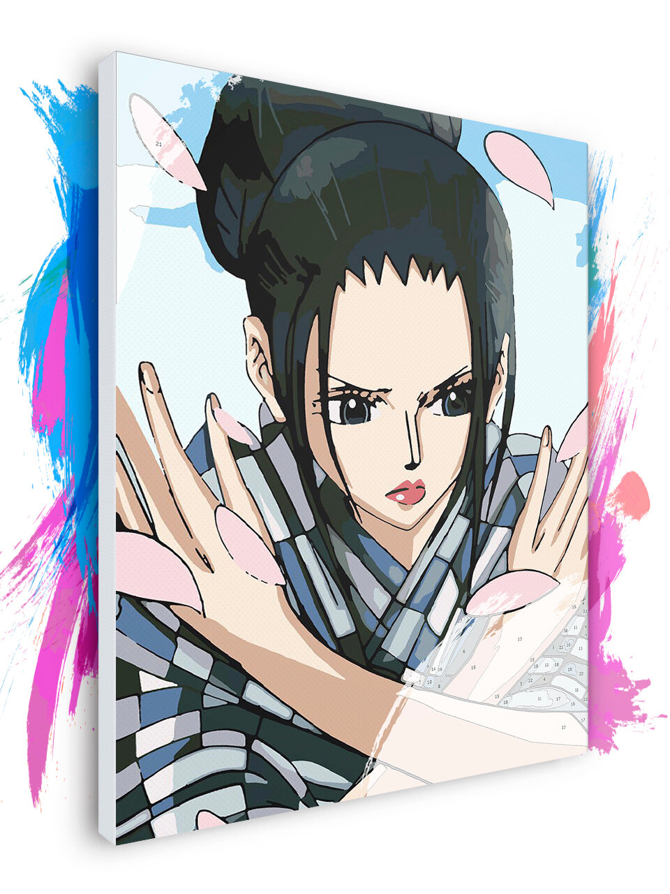 Картина по номерам на холсте Ван Пис - Нико Робин, 40 х 50 см