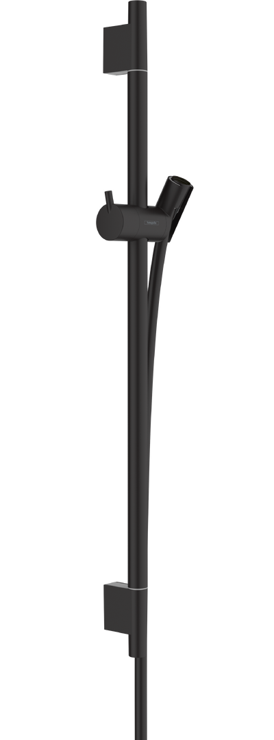 Душевая штанга Hansgrohe Unica, черный, с поворотным шарниром, латунь