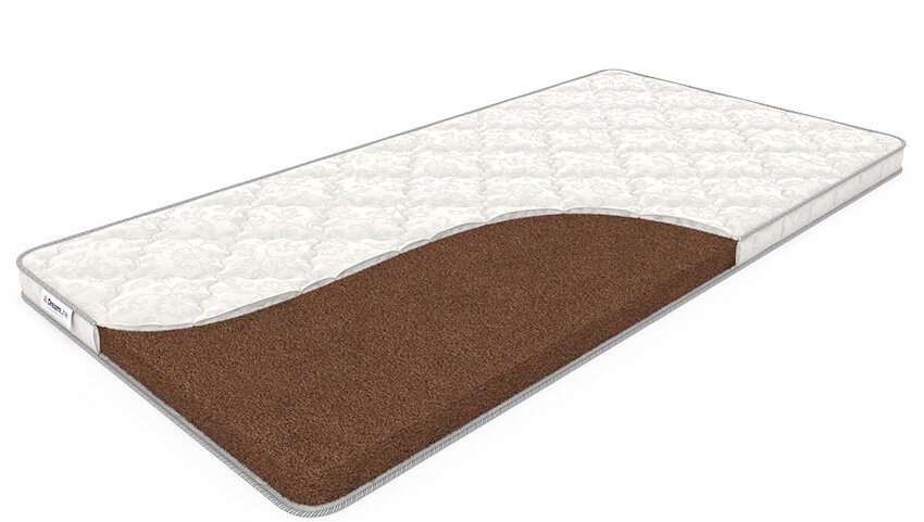 Матрас Dreamline Кокос 60 65х210 серии Топпер высота 6 см анатомический жесткий кокосовый Беспружинный