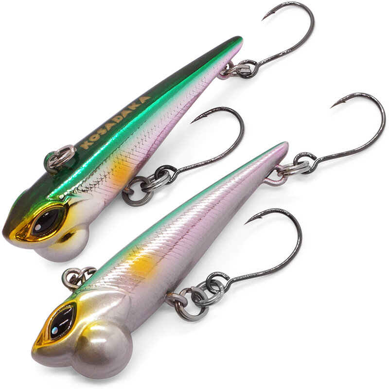 Воблер виб Kosadaka Shine Ride 45SS, тонущ, 45мм, 3.6г, цв. CGA