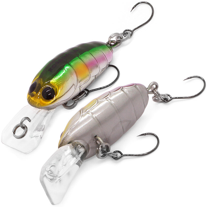 Воблер Kosadaka Crankin Pupa XD 35F, плав, 35мм, 2.6г, 0.9-1.8м, цв. CGA