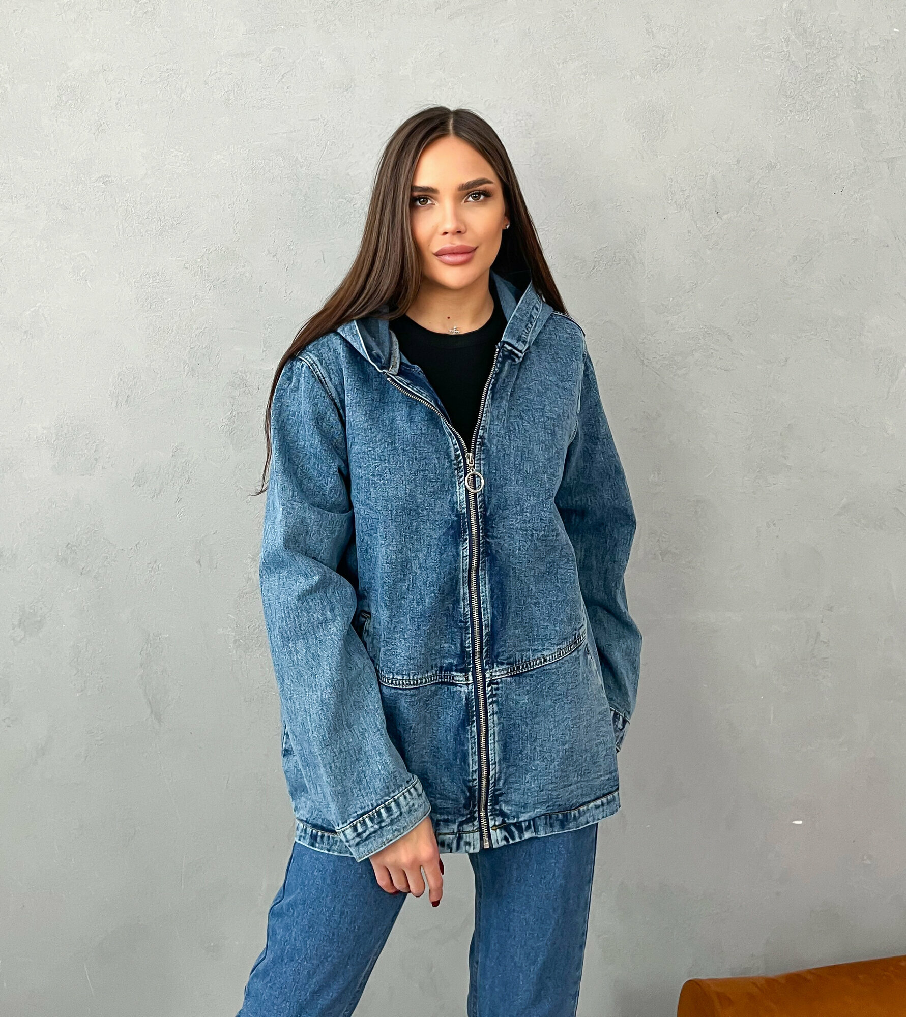 Куртка джинсовая  Весна-лето 2024