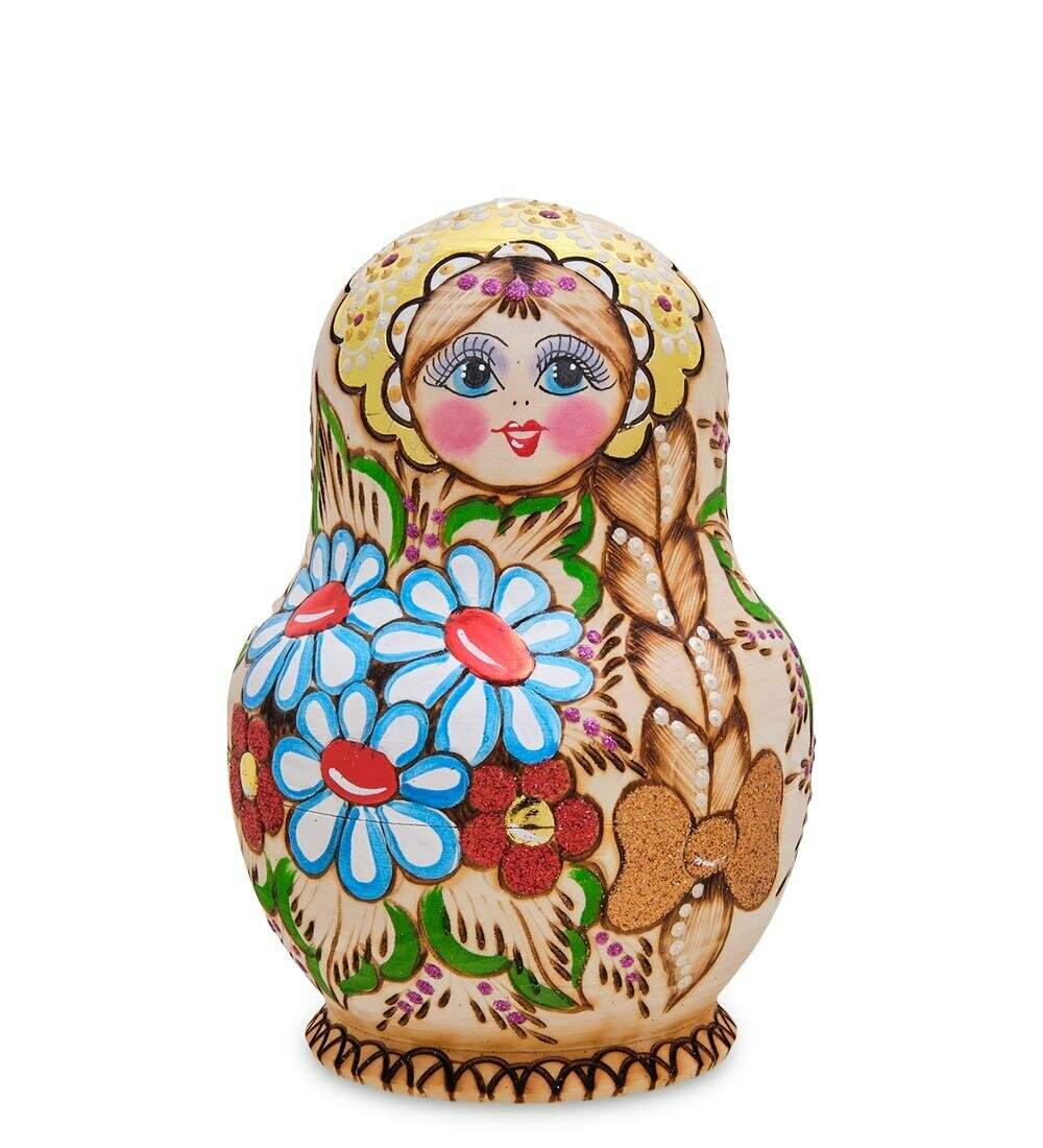 Матрешка 10м "Клавдия" A2175028 Народные промыслы, дерево липа, акриловая краска, жженка